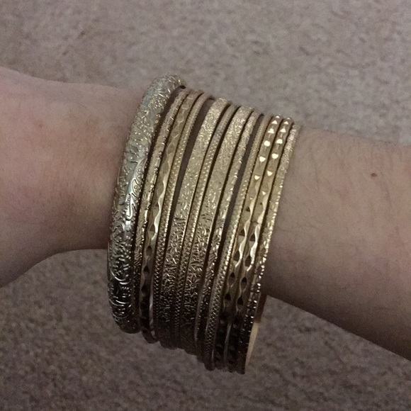 Accessories | Gold Bangles | Poshmark